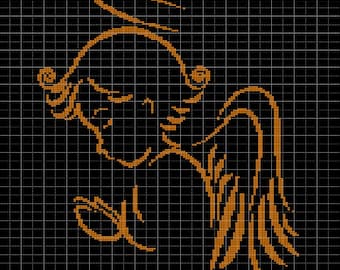 Little Angel 7 Crochet Afghan Pattern Graph - Etsy