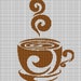 Coffee 2 Crochet Afghan Pattern Graph - Etsy