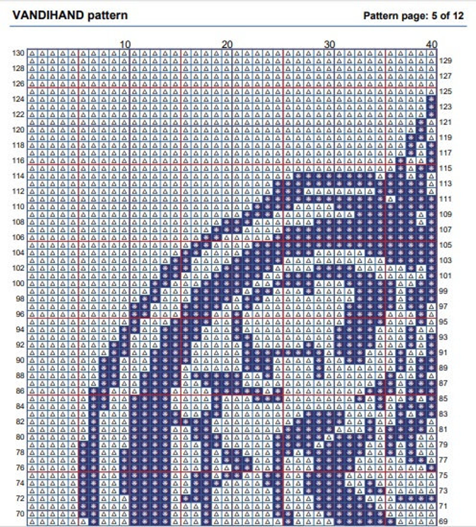 Motor Crochet Afghan Pattern Graph - Etsy