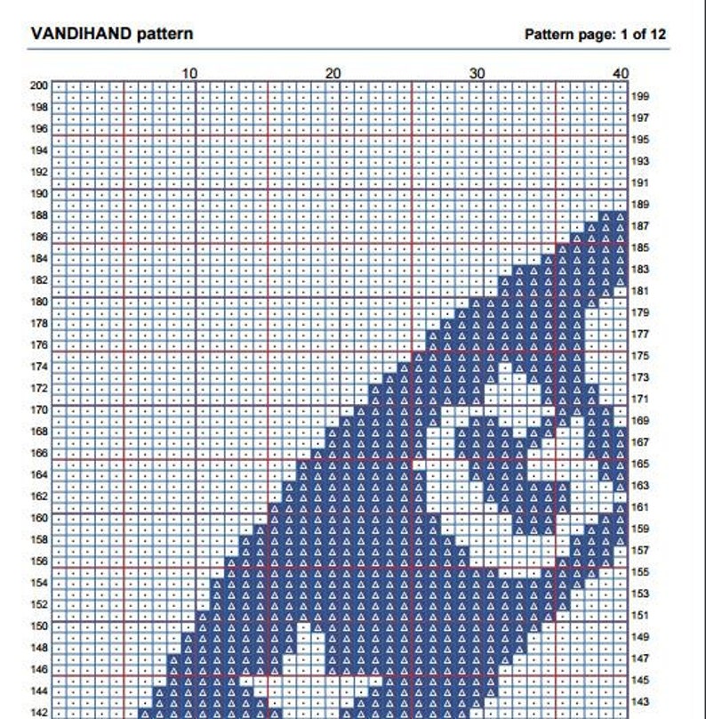 God Bless Texas Crochet Afghan Pattern Graph - Etsy