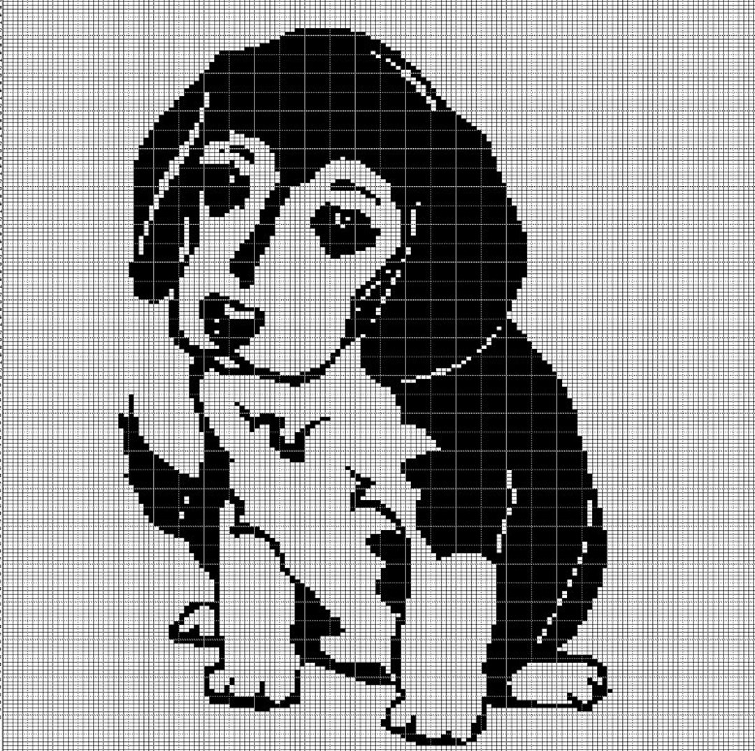 Little Dog 7 Crochet Afghan Pattern Graph - Etsy