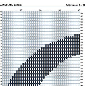 Love Football 2 Crochet Afghan Pattern Graph - Etsy