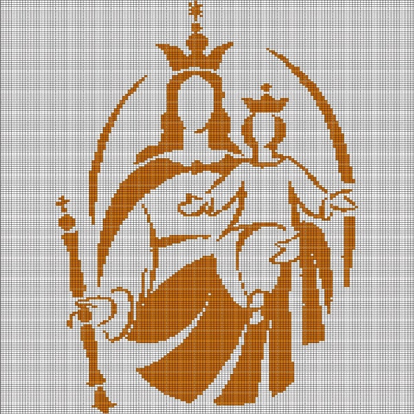 Jesus Graph Pattern - Etsy