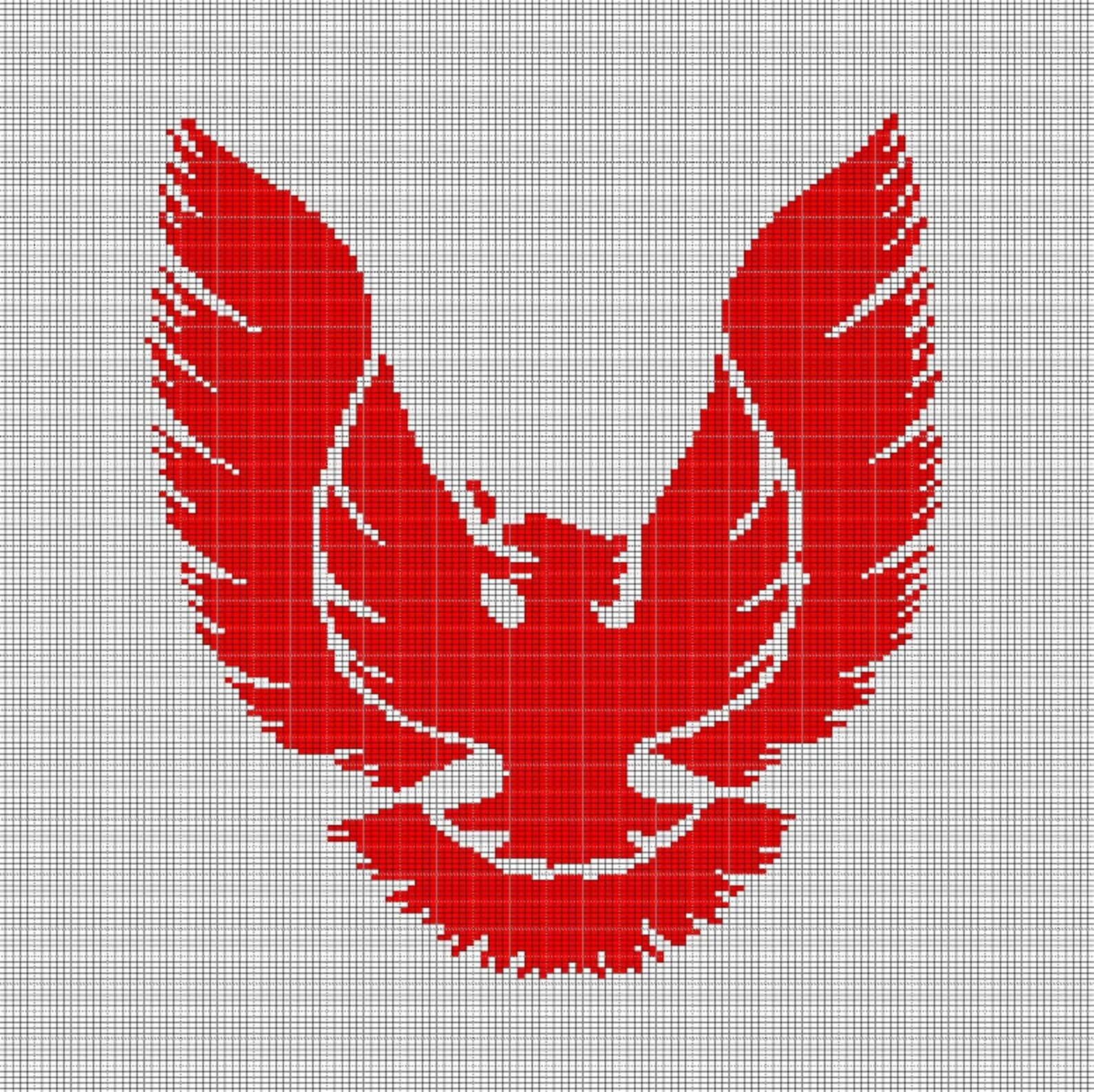 Phoenix Crochet Afghan Pattern Graph - Etsy