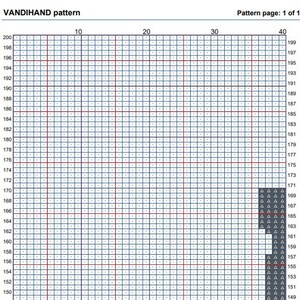 Tractor 3 Crochet Afghan Pattern Graph - Etsy