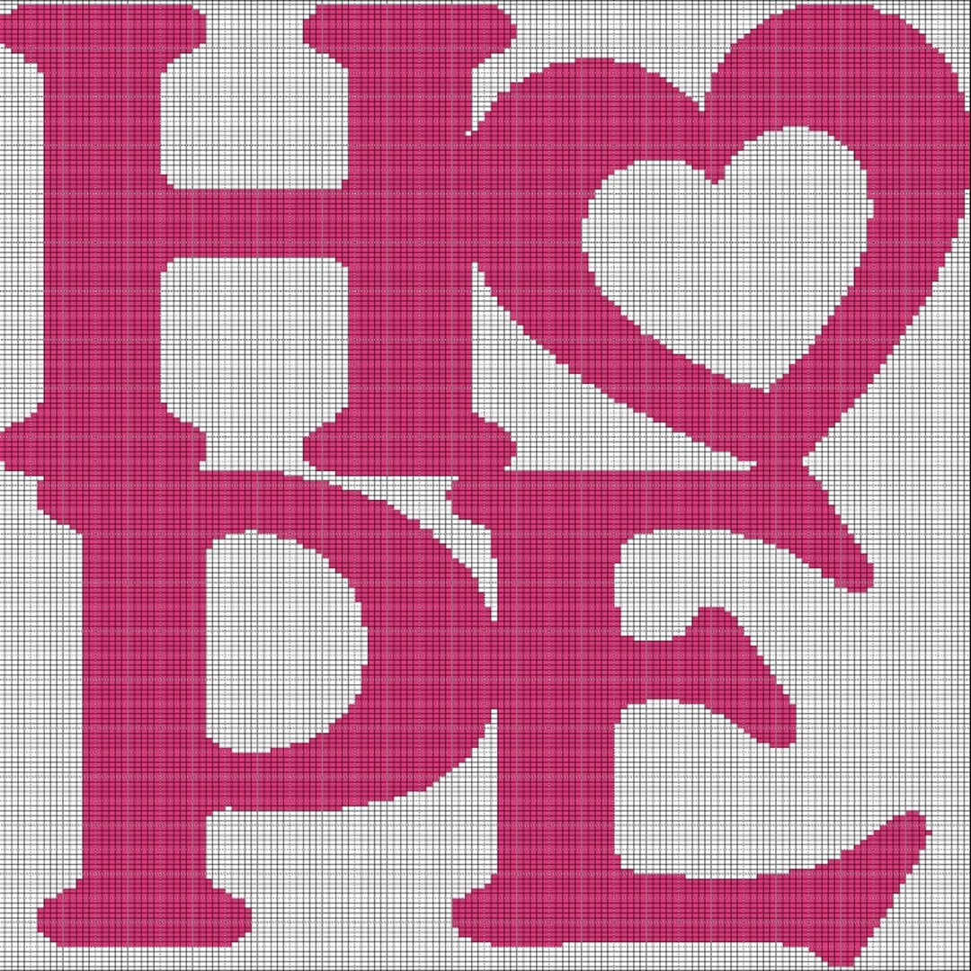 Hope 4 Crochet Afghan Pattern Graph - Etsy