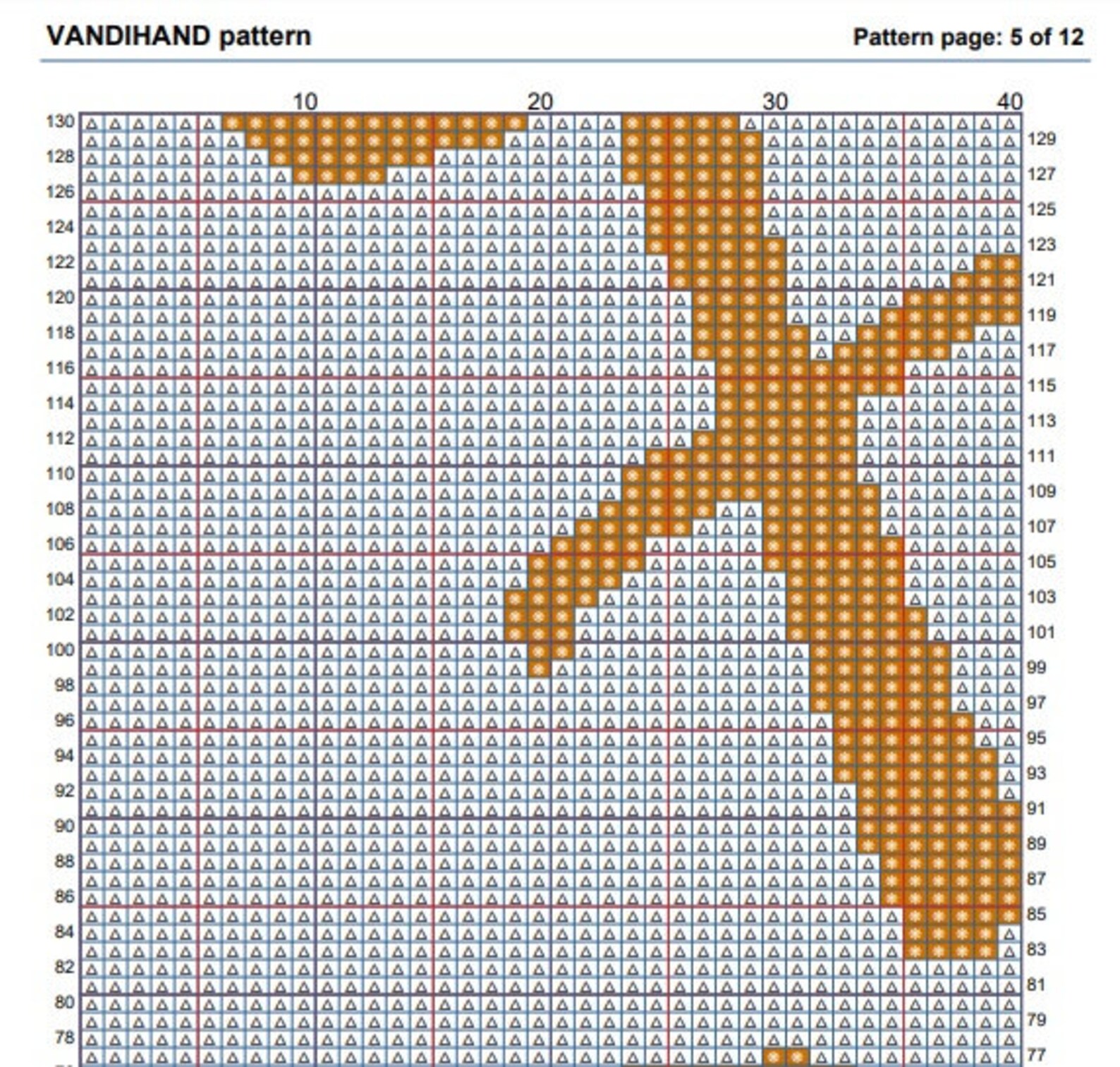 Faith Crochet Afghan Pattern Graph - Etsy