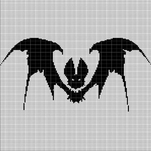 Bat Crochet Afghan Pattern Graph - Etsy