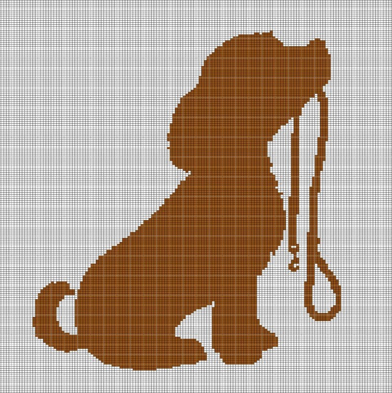 Little Dog 2 Crochet Afghan Pattern Graph - Etsy