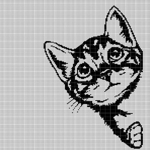 Cat 9 Crochet Afghan Pattern Graph - Etsy