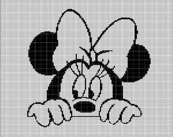 Minnie Mouse Crochet Graph Pattern | Etsy