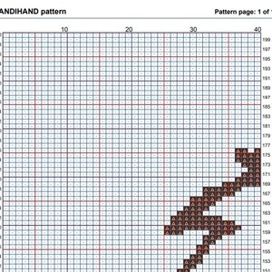 Lion Head 13 Crochet Afghan Pattern Graph - Etsy