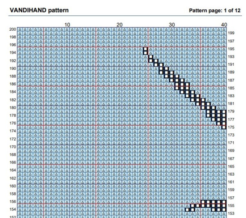 Marlin Crochet Afghan Pattern Graph - Etsy