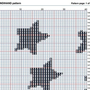 American Eagle Crochet Afghan Pattern Graph - Etsy