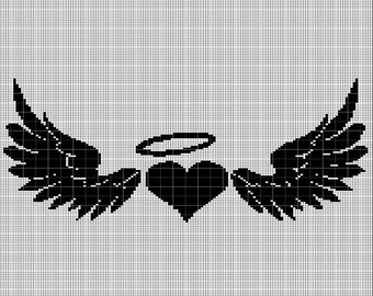 Angel 5 Crochet Afghan Pattern Graph - Etsy