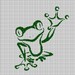 Frog 3 Crochet Afghan Pattern Graph - Etsy