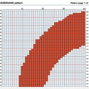 Love Apple Crochet Afghan Pattern Graph - Etsy