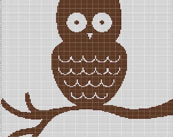 Owl 19 Crochet Afghan Pattern Graph - Etsy