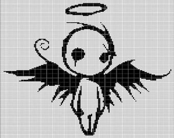 Pet Angel Crochet Afghan Pattern Graph - Etsy