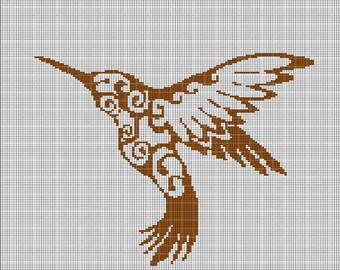 Hummingbird 7 Crochet Afghan Pattern Graph - Etsy