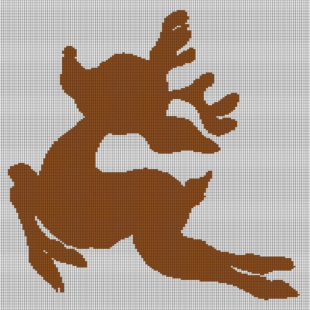 Little Reindeer Crochet Afghan Pattern Graph - Etsy
