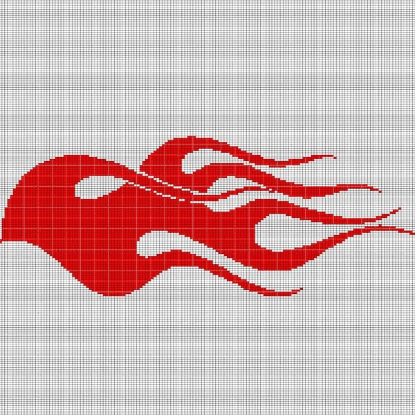 Crochet Flame Pattern - Etsy