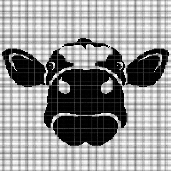 Crochet Cow Afghan Pattern - Etsy