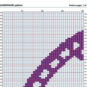 Clock Crochet Afghan Pattern Graph - Etsy