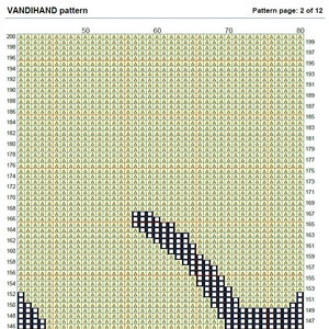 Bee 5 Crochet Afghan Pattern Graph - Etsy
