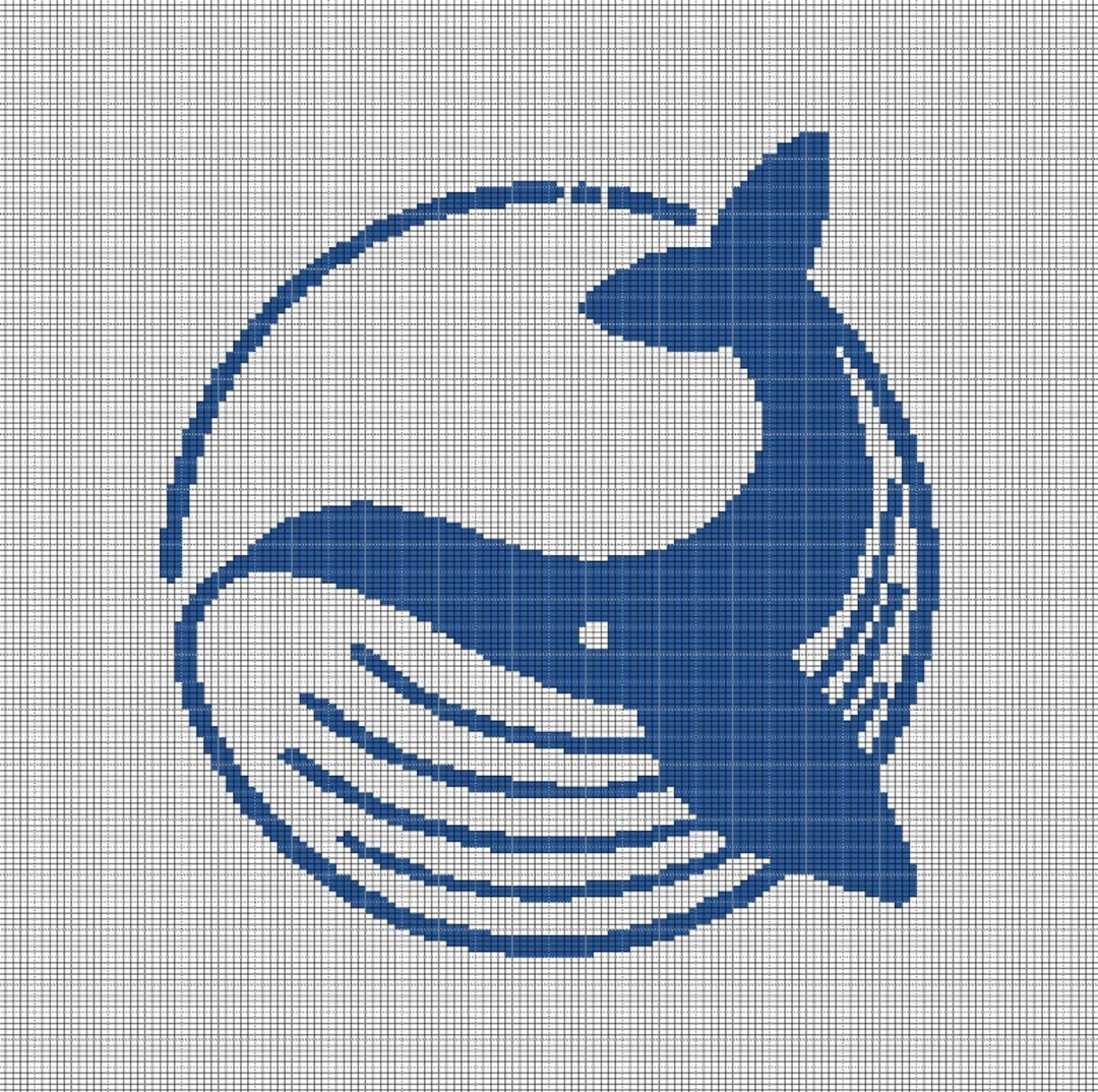 Whale 5 Crochet Afghan Pattern Graph - Etsy