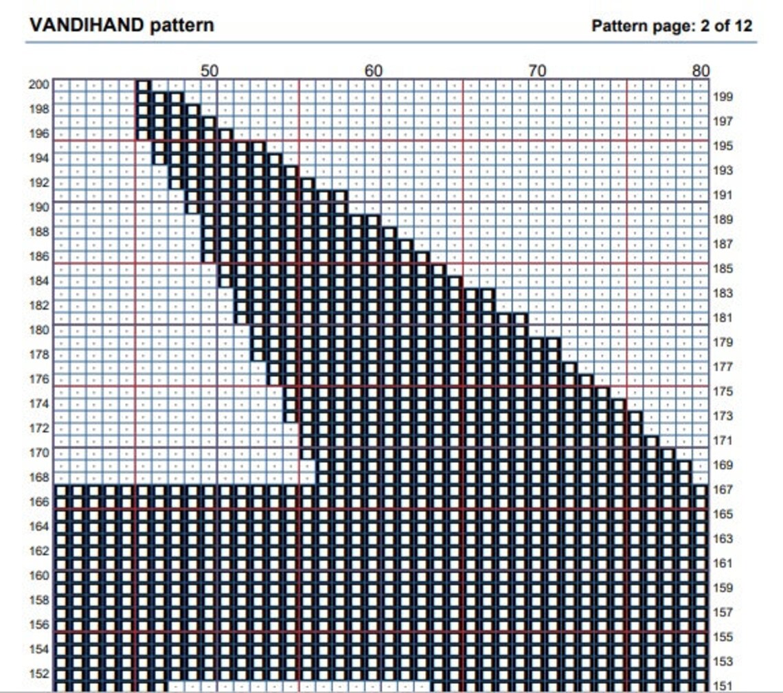 Love Rabbit Crochet Afghan Pattern Graph - Etsy