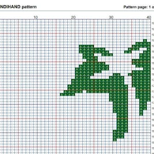Ivy Crochet Afghan Pattern Graph - Etsy