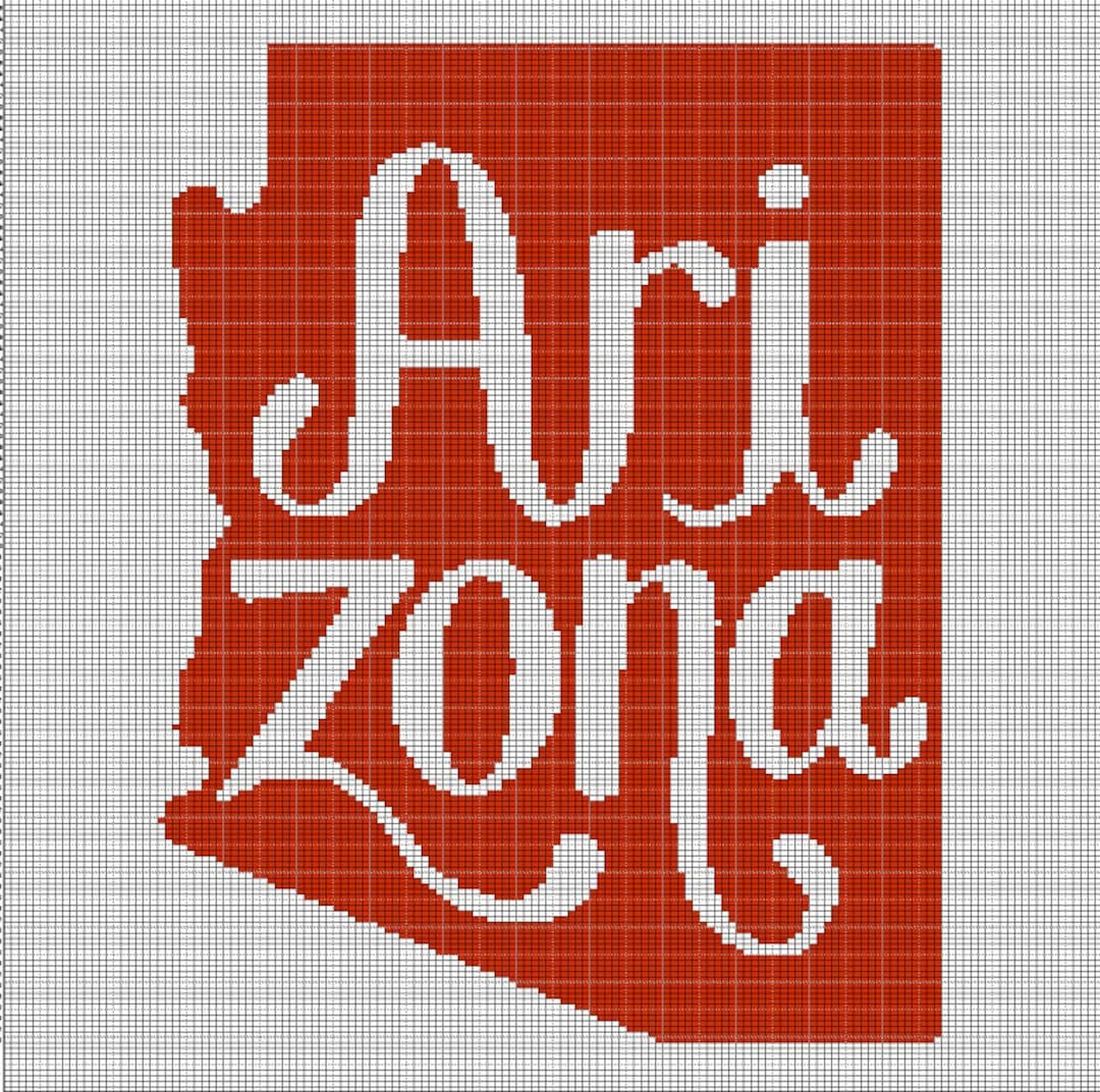 Arizona Crochet Afghan Pattern Graph - Etsy