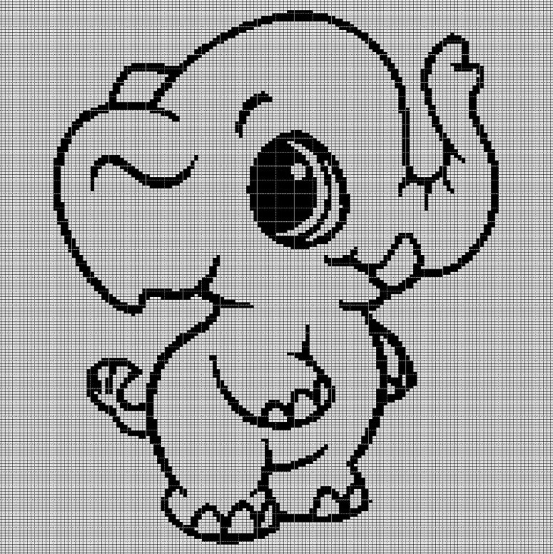 Little Elephant 2 Crochet Afghan Pattern Graph - Etsy