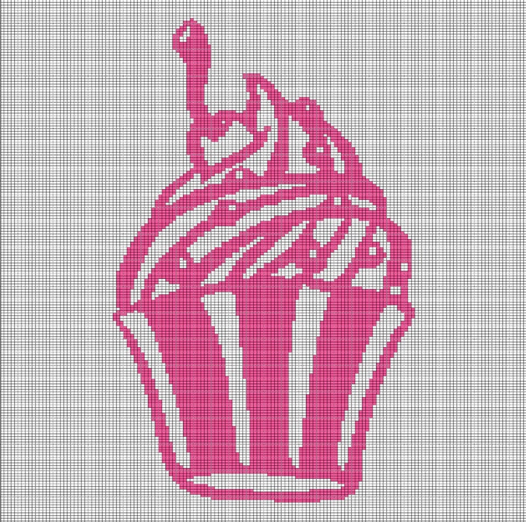 Muffin Crochet Afghan Pattern Graph - Etsy