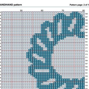 Anchor With Sea Motifs Crochet Afghan Pattern Graph - Etsy