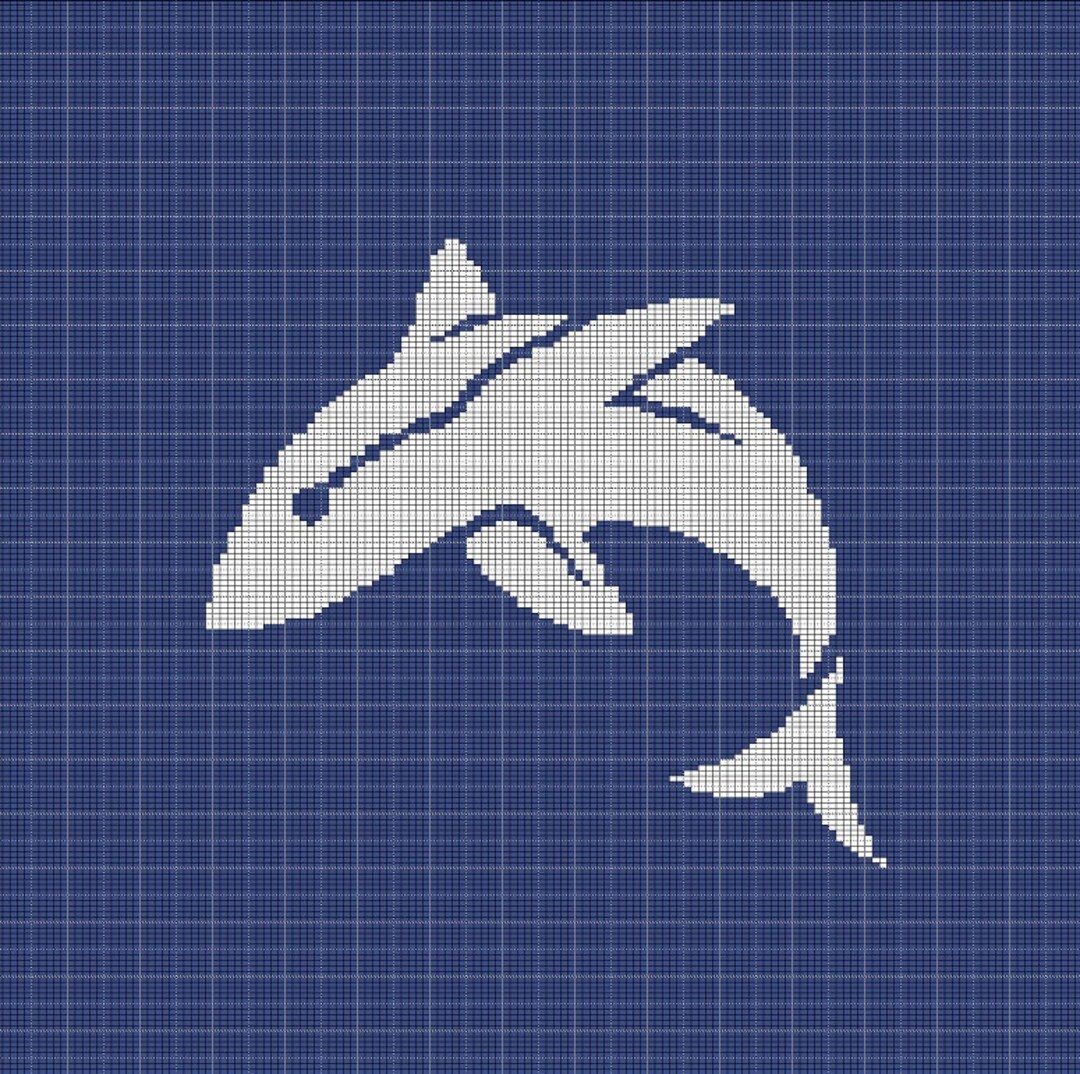 Shark 11 Crochet Afghan Pattern Graph - Etsy