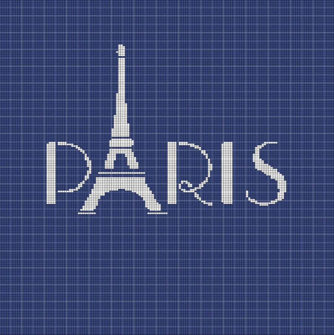 Paris Crochet Afghan Pattern Graph - Etsy