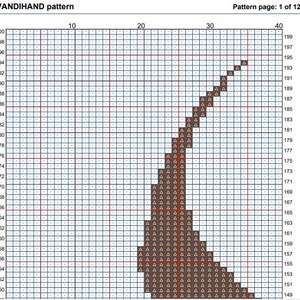 Eagle 2 Crochet Afghan Pattern Graph - Etsy