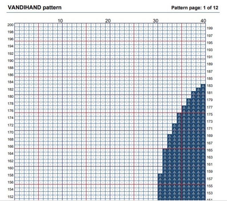 Octopus Crochet Afghan Pattern Graph - Etsy