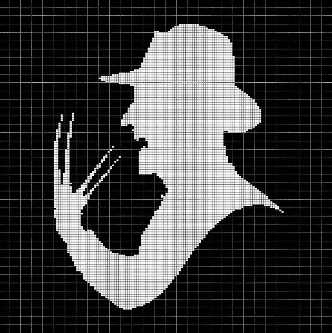 Freddy Krueger Crochet Afghan Pattern Graph - Etsy