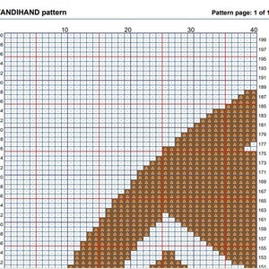 Jesus Christ Crochet Afghan Pattern Graph - Etsy