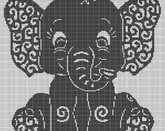 Harley-davidson Crochet Afghan Pattern Graph - Etsy