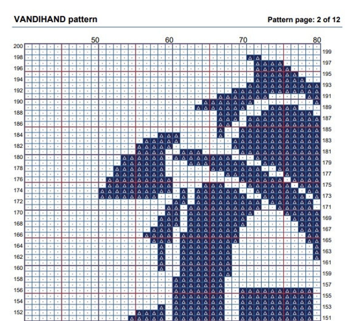 Celtic Dragon Crochet Afghan Pattern Graph - Etsy