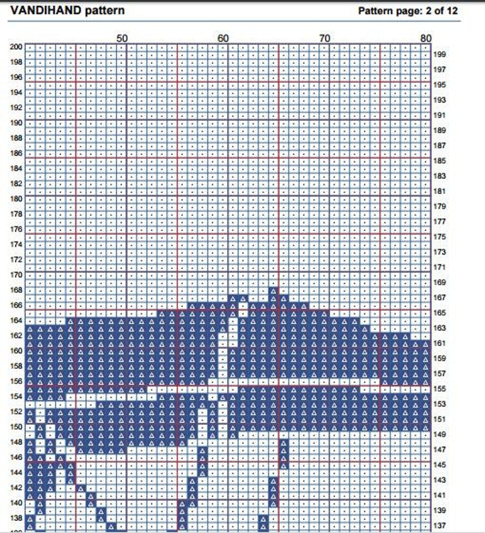 Old Car Crochet Afghan Pattern Graph | Etsy