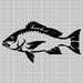 Fish 9 Crochet Afghan Pattern Graph - Etsy