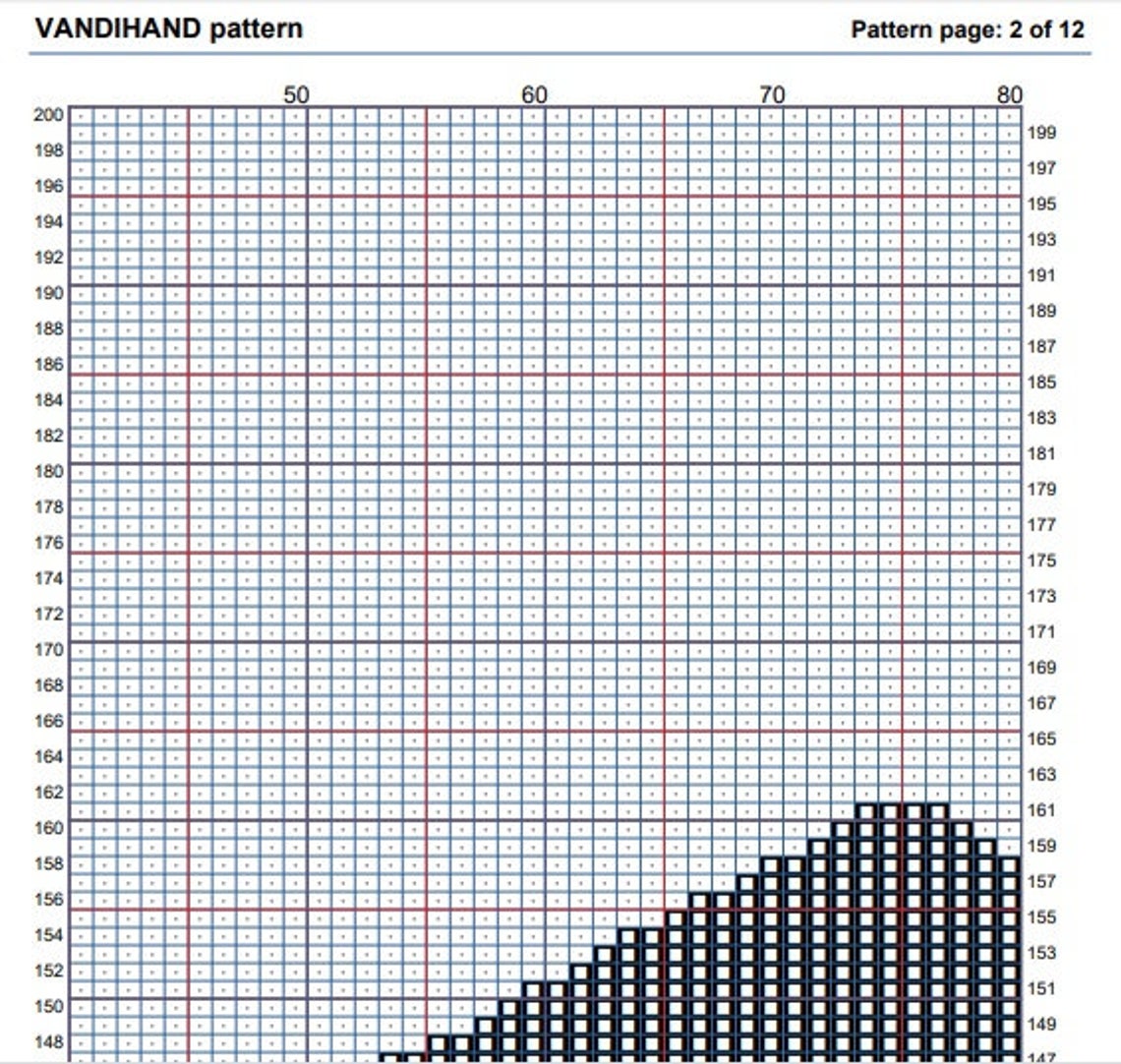 Graduation Hat Crochet Afghan Pattern Graph - Etsy