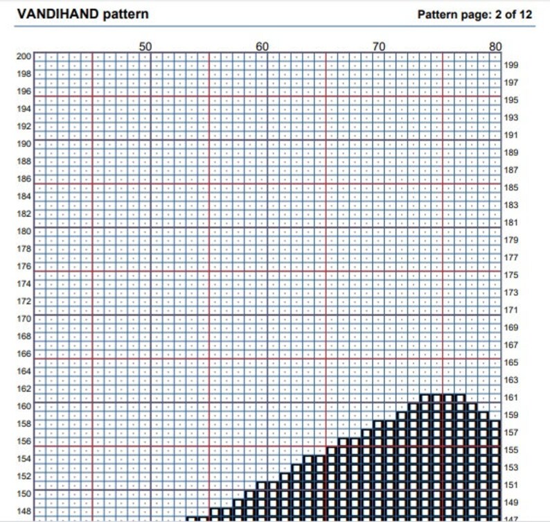 Graduation Hat Crochet Afghan Pattern Graph - Etsy