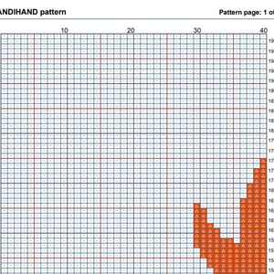 Phoenix 5 Crochet Afghan Pattern Graph - Etsy