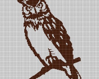 Owl 18 Crochet Afghan Pattern Graph - Etsy